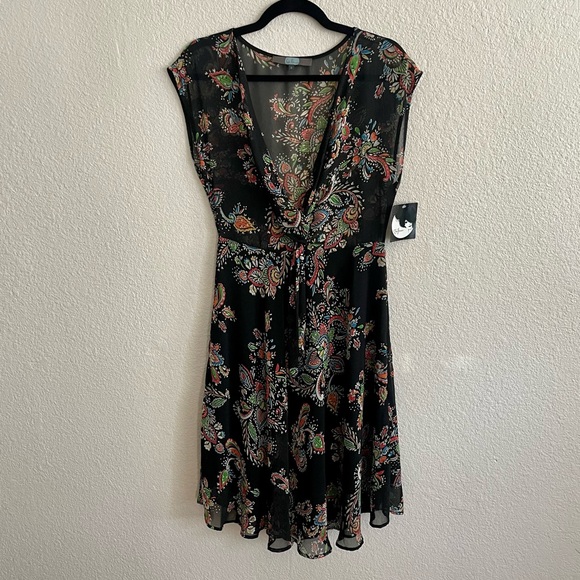 Eva Franco | Dresses | Nwt Eva Franco Floral V Neck Floral Dress | Poshmark